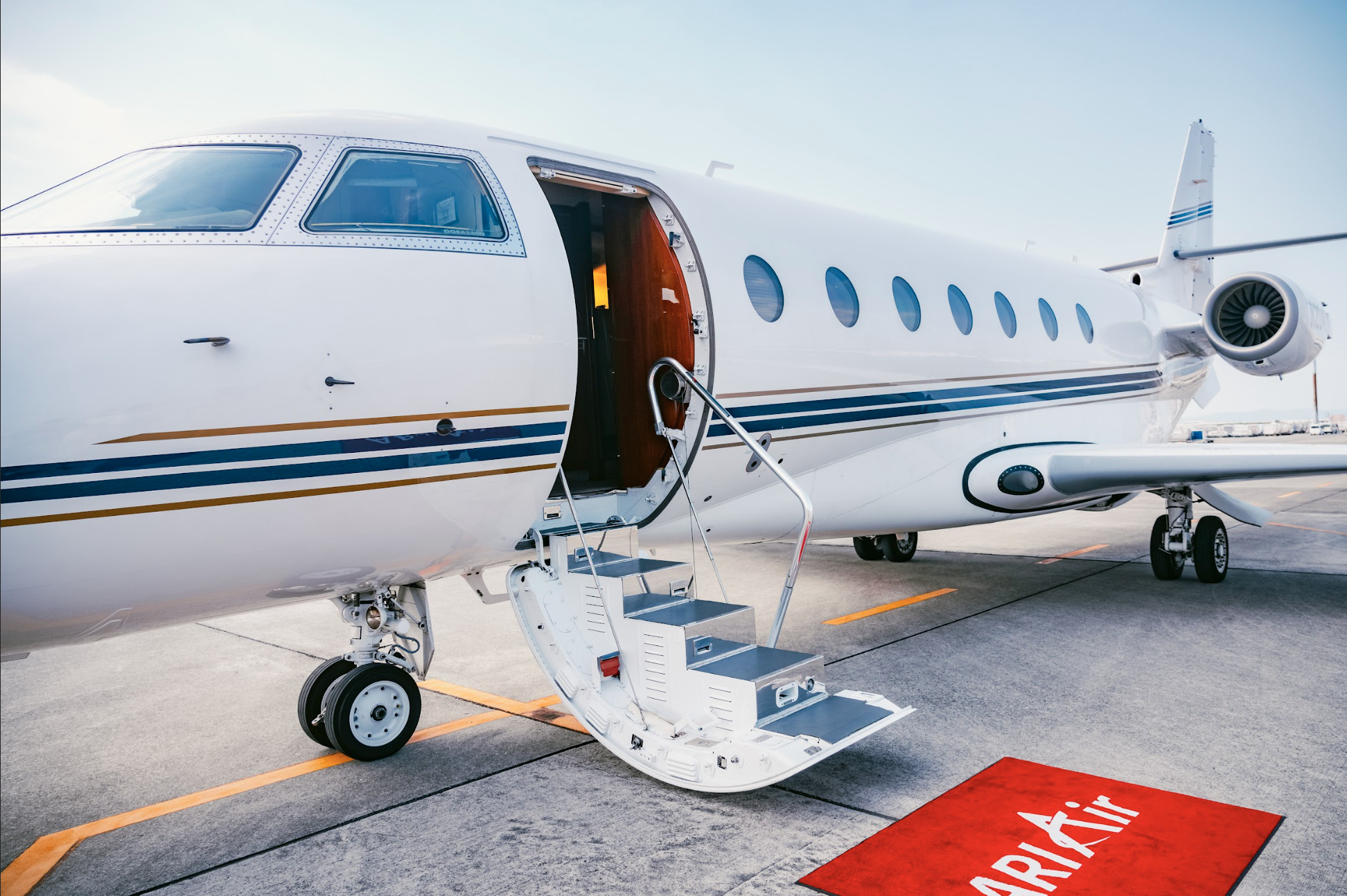 【International Flights】Step-by-Step Guide to Private Jet Disembarkation with Photos! Helicopter ...